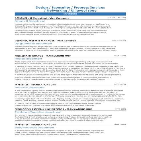 Resume updated | PDF