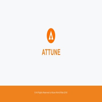 Attune Presentation | PPT