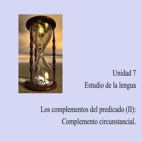 El circunstancial | PPTX