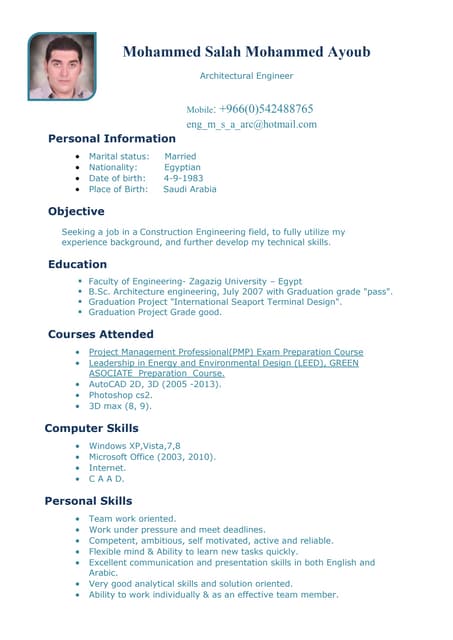 C.V. small size | PDF