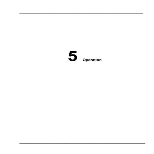 Operations and Maintaince Manual Sample | PDF