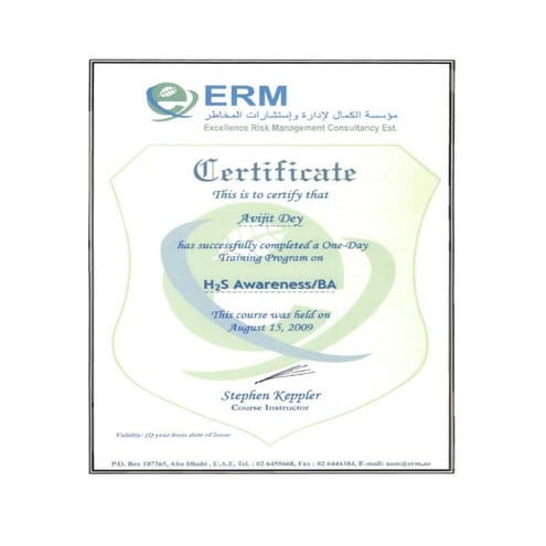 6. Certificate HS | PDF