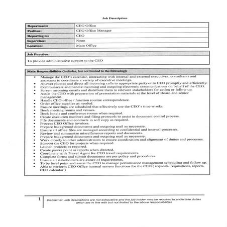 Office Manager Job Discription | PDF