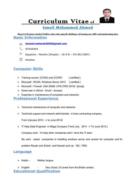 My CV3 | PDF