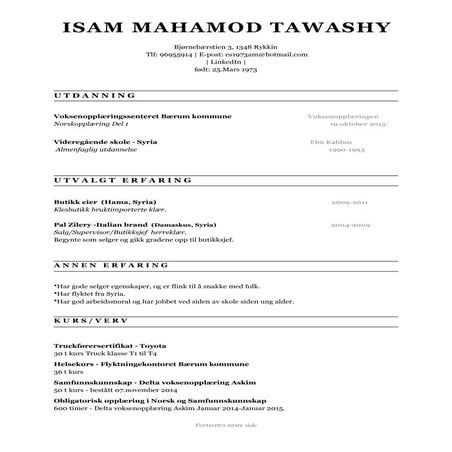 Cv Isam | PDF