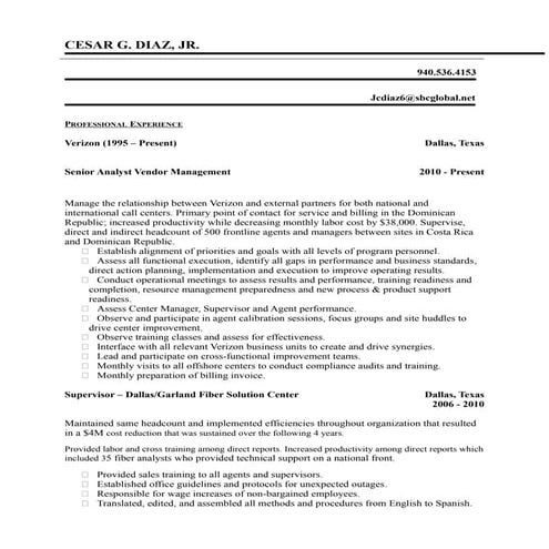 C. Diaz Resume | RTF