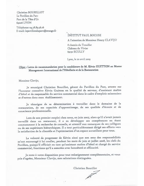 Total OML-58 Letter of Recommendation 1 | PDF