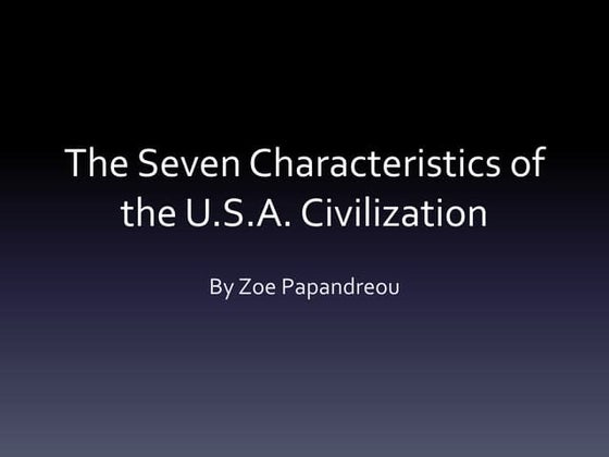 5 key elements of civilization | PPTX