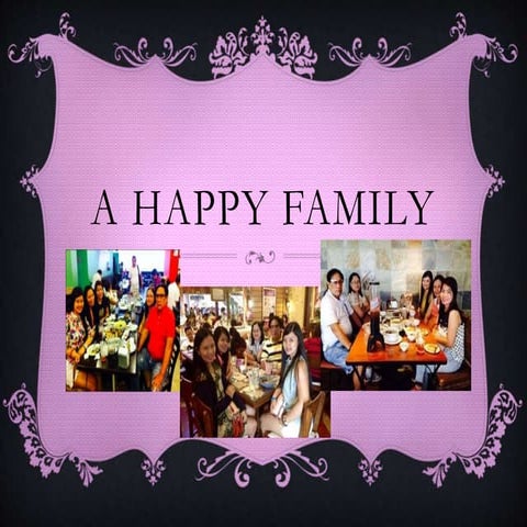 A happy family | PPTX