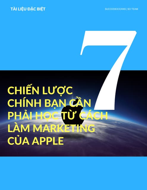 Bài mẫu tiểu luận về công ty apple, HAY | PDF