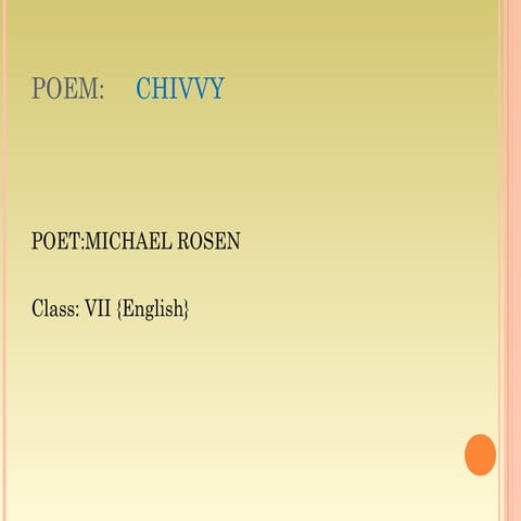 7_Chivvy | PPT