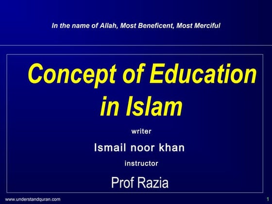 Thinking styles in the quran | PPTX | Islam | Religion & Spirituality