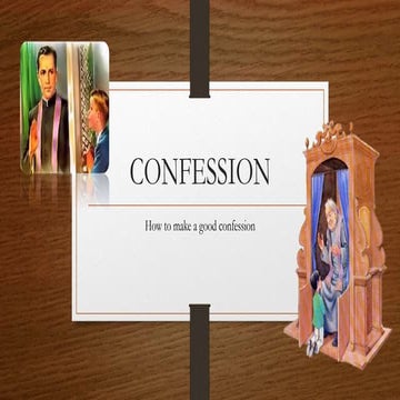 How to make a good confession | PPTX