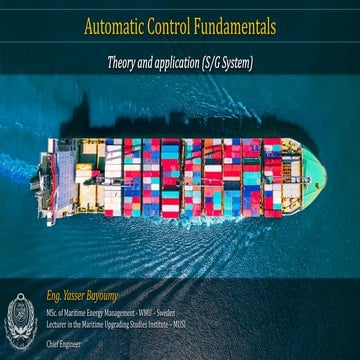 Automatic control fundmentals | PPT