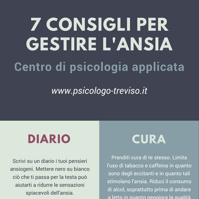 7 consigli per gestire l'ansia | PDF
