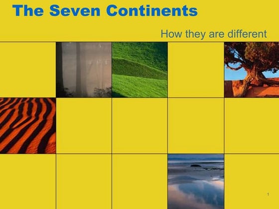 7 continents | PPTX