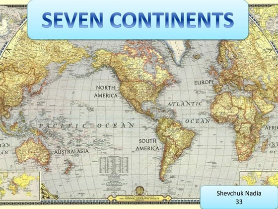 The seven continents best | PPTX