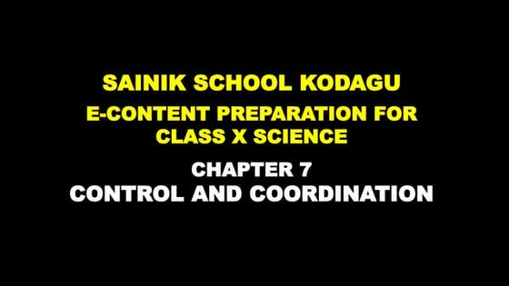 CONTROL AND COORDINATION class-10 chapter-7(bio).pptx