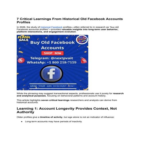 5 Key Patterns of Legacy Facebook Accounts You Can Learn From.docx
