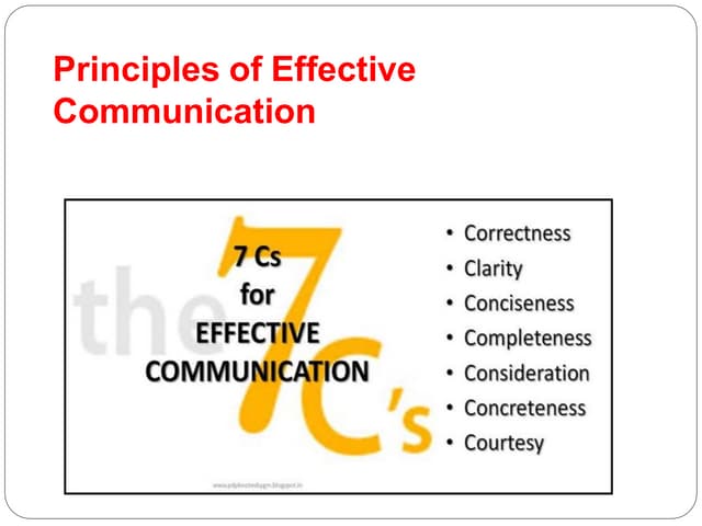 7 c's of communication | PPTX