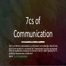 What are 7cs of communication? | PDF | Technology & Computing