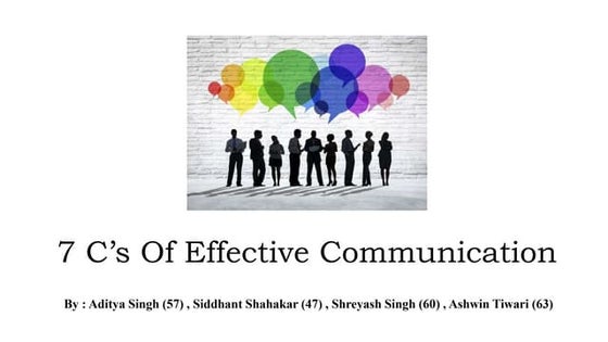 Effective communication | PPT