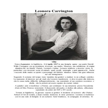 Leonora carrington | DOCX