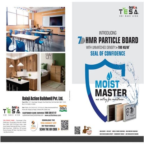 Action Tesa MDF for Modern Interiors in India | PDF