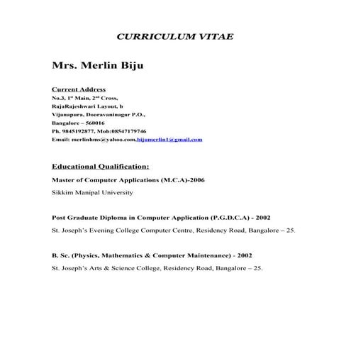 Garima resume | DOCX