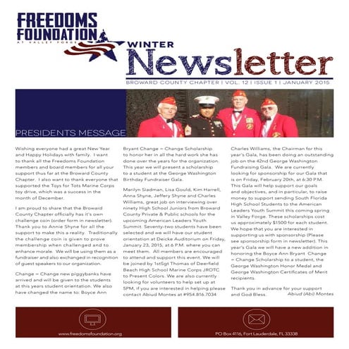 2015 JANUARY FFVF Newsletter | PDF