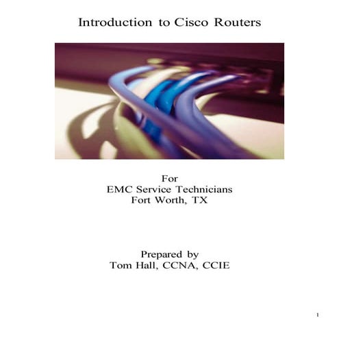 Introduction to Cisco Routers | PDF