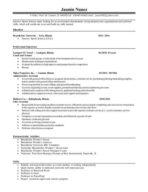 Alicia Holifield Professional Resume 2 | DOCX | Business Administration ...