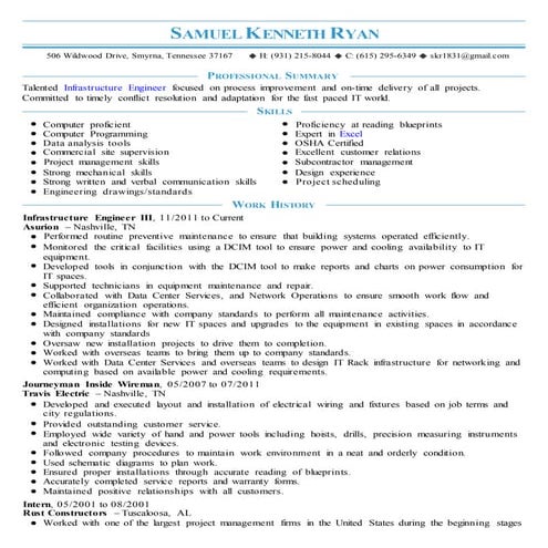Samuel Ryan Resume 1 | DOCX