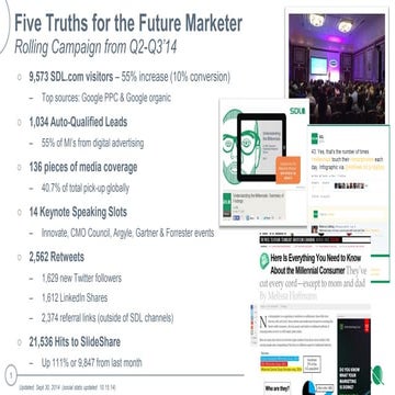 5 Truths Results_9.30.14_updated | PPT