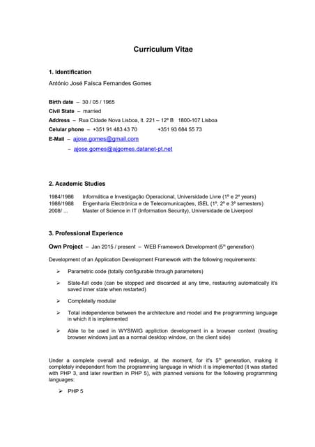 CV Luca Tartarone_EN | PDF