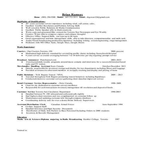 Patricia E. Hill Resume | DOC