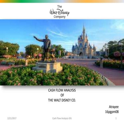 Disney cash flow | PPTX