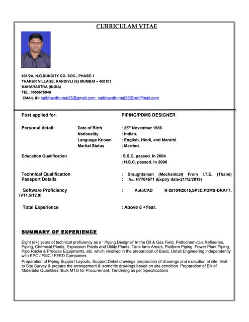 VINOTH MURUGESAN(Process SPPID Designer)