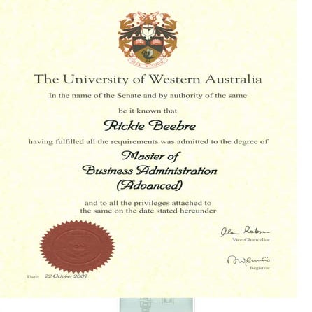 UWA MBA Adv0001 | PDF