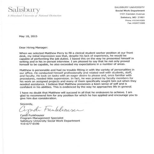 CF LETTER | PDF