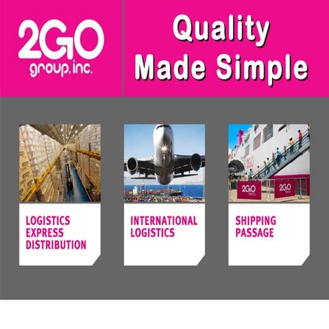 QMD - 2GO PLANS & PROGRAMS 2014 | PPT