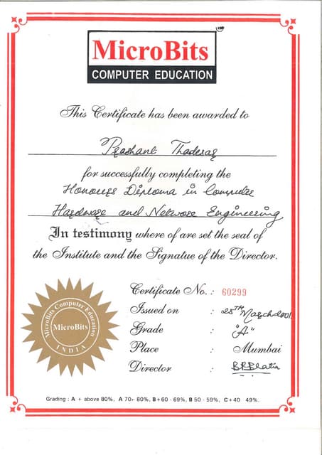 003-DIPLOMA-PLT-Certificate-1995 | PDF