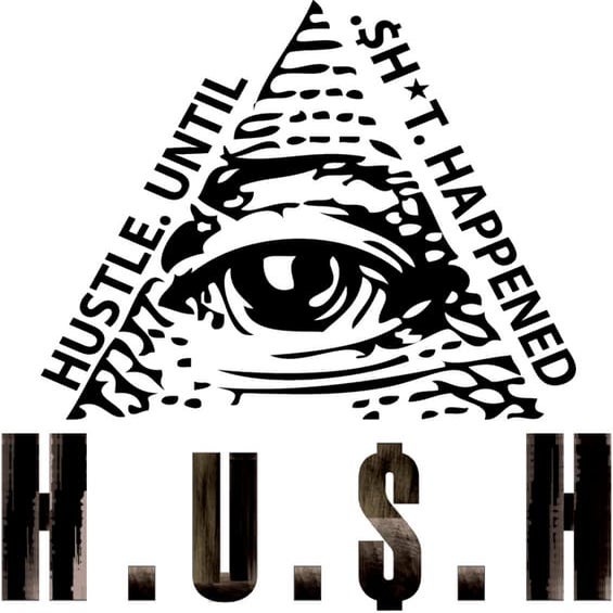 HUSH WORD LOGO 5