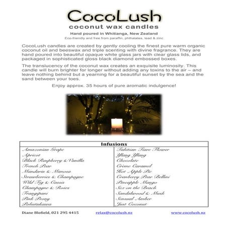 CocoLush Info | PDF
