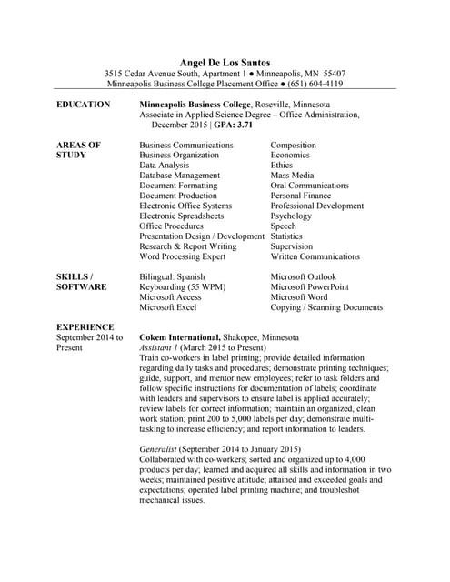 JW Resume | PDF