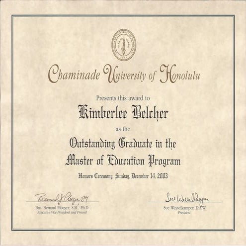 outstanding graduate | PDF