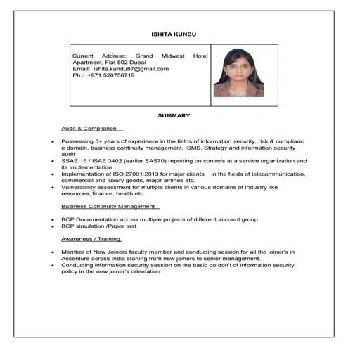 Resume_IshitaKundu_CISA | PDF
