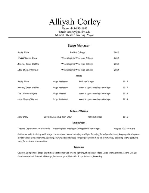 Mona Resume | PDF | Theater Venues | Attractions