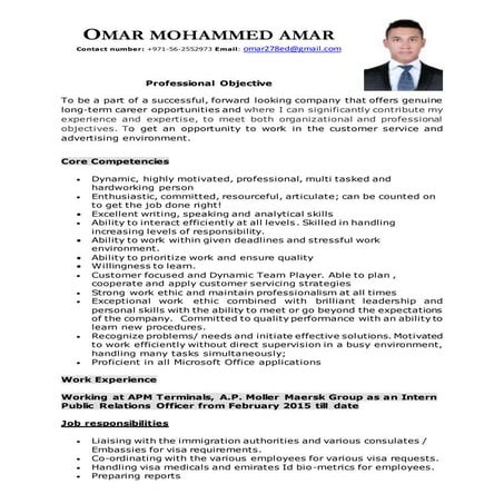 Omar new CV | PDF