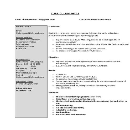 Mahendra C S Updated resume-GPT | PDF